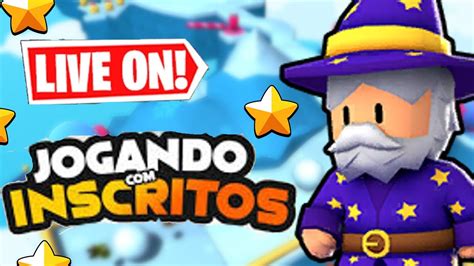 STUMBLE GUYS AO VIVOZERANDO PASSECOM INSCRITOS YouTube