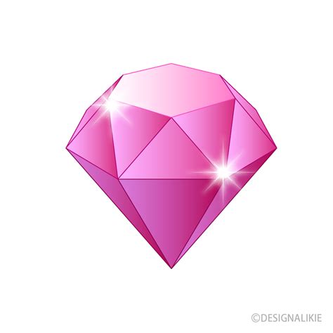 Diamante Rosa Brillante Gratis Dibujos Animados ImágeneIllustoon ES