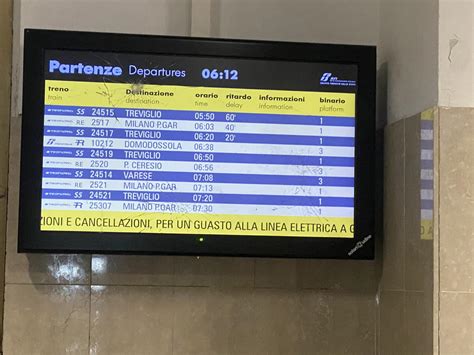 Treni Forti Ritardi Sulla Linea Gallarate Milano Sempione News
