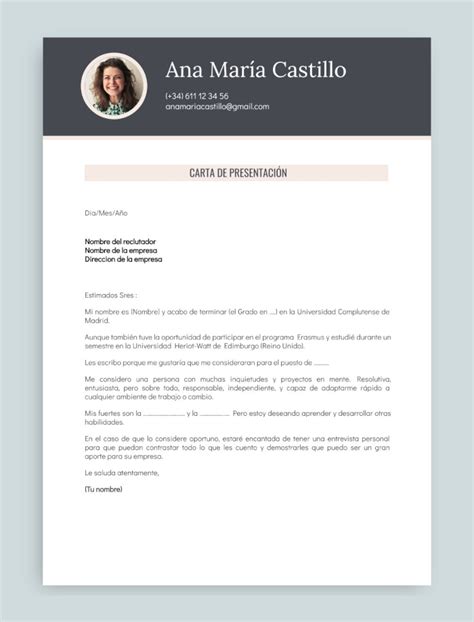 Carta de presentación para niñera cómo escribirla ejemplos