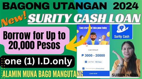 Bagong Utangan 2024 SURITY CASH LOAN Offers Up To 20 000 Magkano Alok