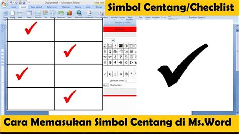 Cara Membuat Checklist Di Excel