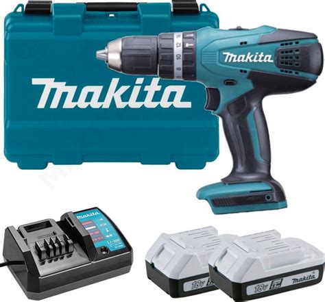 Makita HP457DWE 18 V 2 x akumulator 1 3 Ah Wiertarko wkrętarka