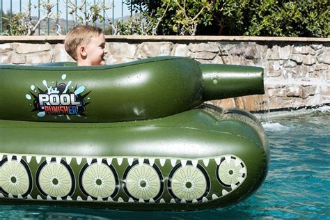 You Can Get An Inflatable Tank Pool Float Complete With A Working Water