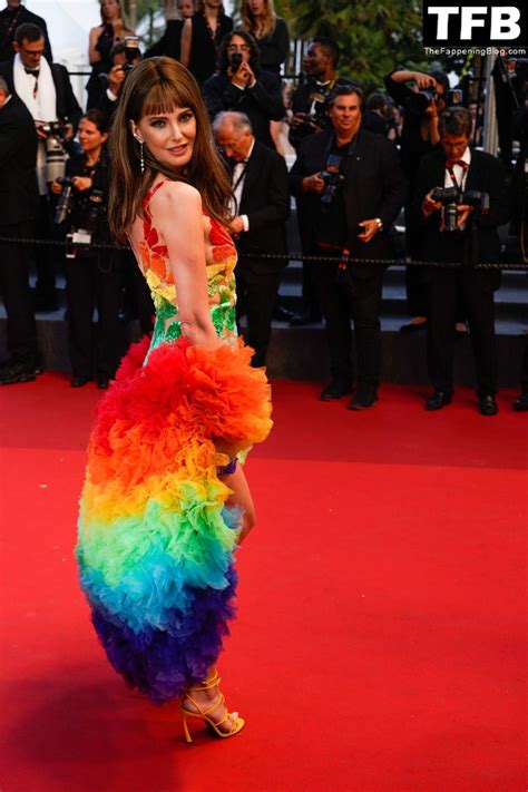 Frédérique Bel Flashes Her Nude Tits at the 75th Annual Cannes Film