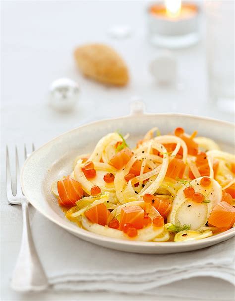 Recette Salade De Saumon Au Fenouil Marie Claire