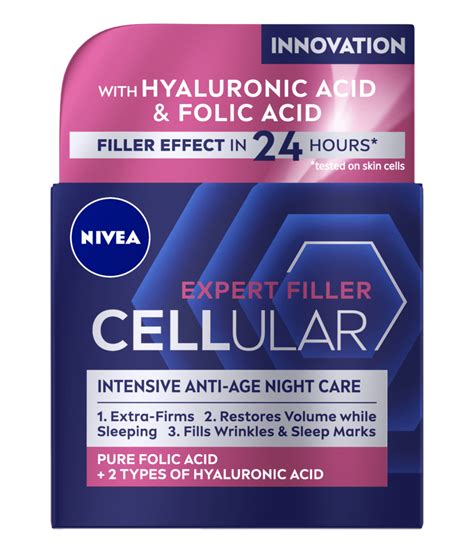 Nočný krém Cellular Expert Filler Nočný krém NIVEA