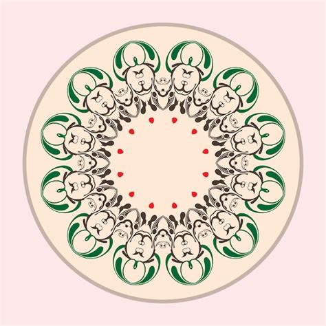 Premium Vector Flower Mandala Vintage Decorative Elements Oriental