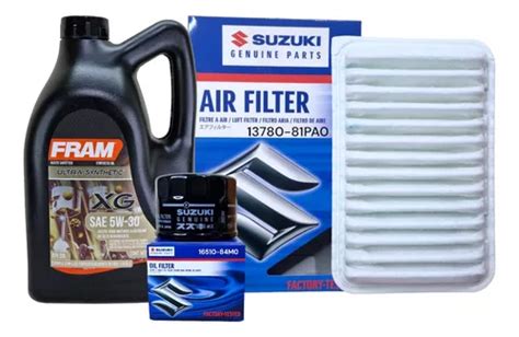 Kit De Filtros Suzuki Swift 1 2 2018 2023 5w30 Aceite Aire Envío gratis