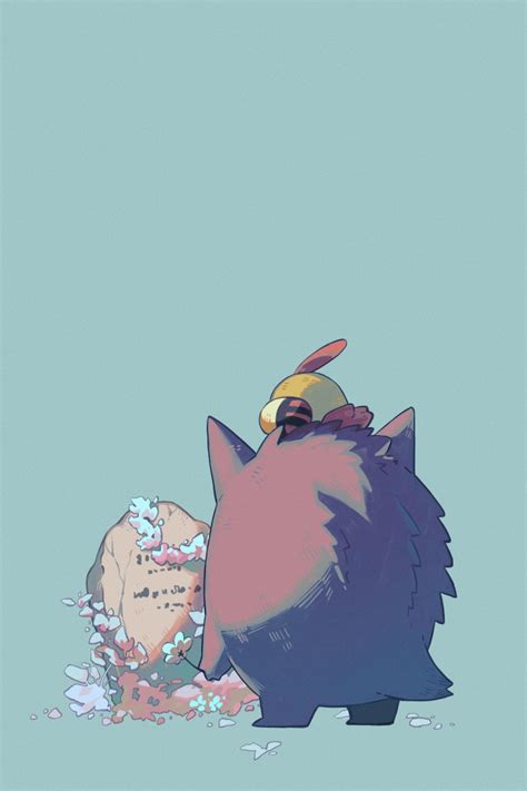 Gengar And Natu Pokemon Drawn By Wulie Errr Danbooru