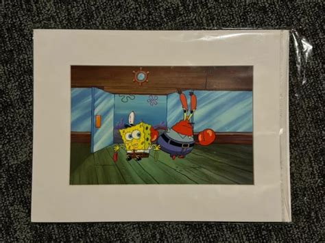 SPONGEBOB SQUAREPANTS ORIGINAL PRODUCTION CEL CELL Nickelodeon Mr