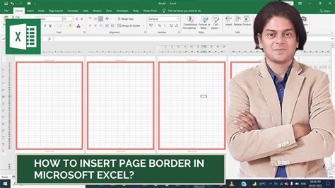 How To Add Page Border In Microsoft Excel Microsoft Excel Mein Pej