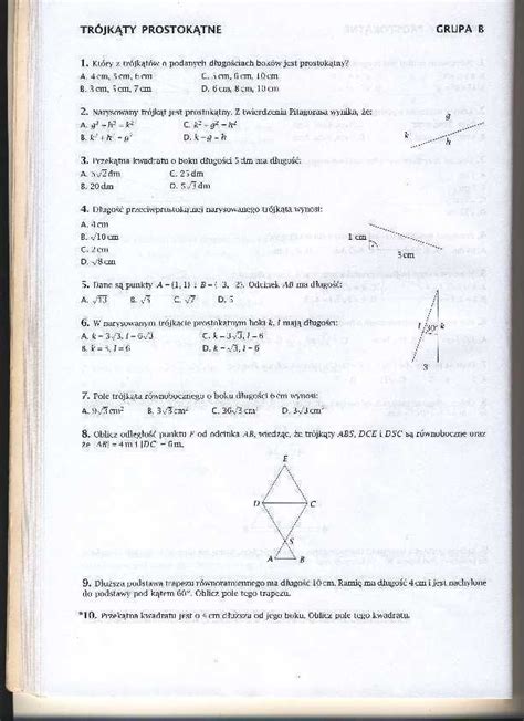Klasa 5 Sprawdzian Z Matematyki Dział 1 Mądry