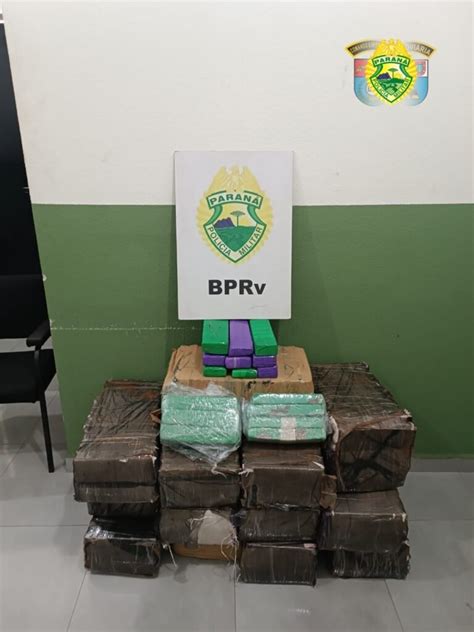 Homem é preso transportando 232 kg de droga na PR 323 em Sertanópolis
