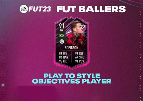 FIFA 23 How To Complete The FUT Ballers Ederson SBC