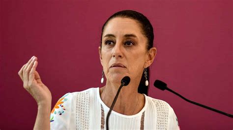 Adiós a las giras Claudia Sheinbaum se dedicará de lleno al Metro y