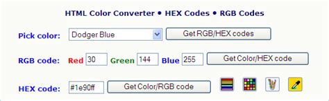 Hexadecimal Color Code Converter