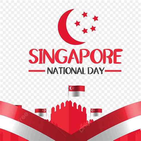 Singapore National Day Vector Hd Images Happy New Singapore National