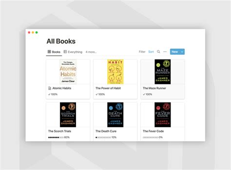 Notion Reading List Templates And Book Trackers