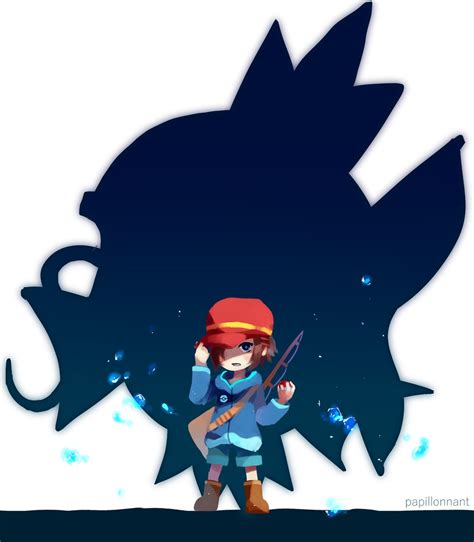 Magikarp And Protagonist Pokemon And 2 More Drawn By Celry Danbooru