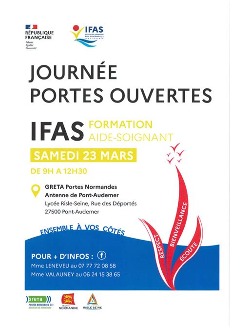 Journ E Portes Ouvertes Formation Aide Soignant Samedi Mars Pont