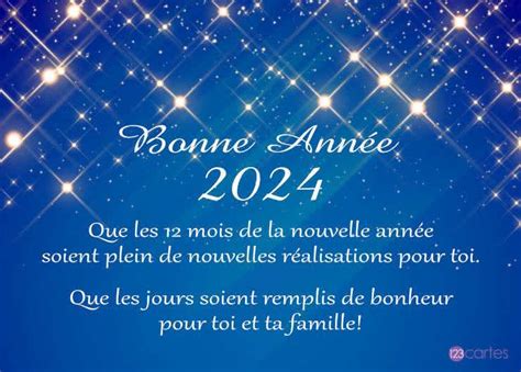 Textes de voeux Bonne Année 2024 123cartes