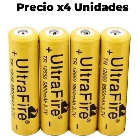 Bater A De Litio Recargable Ultrafire V Mah Mercadolibre