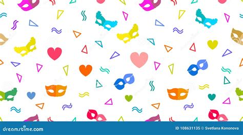 Fondo Brillante Abstracto Del Carnaval Ilustraci N Del Vector