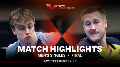 Truls Moregard Vs Mattias Falck MS Final WTT Feeder Stockholm 2023