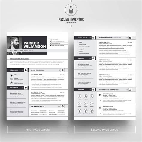 Cv Template Fotolip Riset