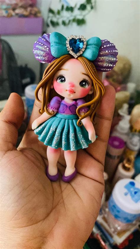 Pasta Flexible Clay Dolls Bowtique Clay Crafts Biscuits Disney