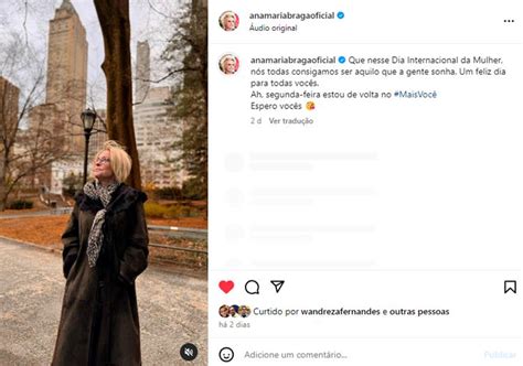 Ana Maria Braga Toma Decis O Sobre O Mais Voc E Faz An Ncio At