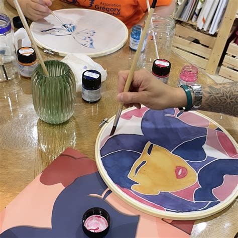 Atelier Initiation Peinture Sur Soie Dimanche Novembre Le Rep Re