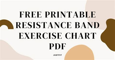 Free Printable Resistance Band Workout Chart EOUA Blog