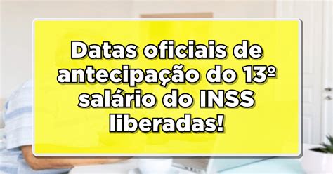 Governo Federal oficializa as datas de antecipação do 13º salário do