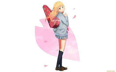 Обои Аниме Shigatsu wa Kimi no Uso обои для рабочего стола