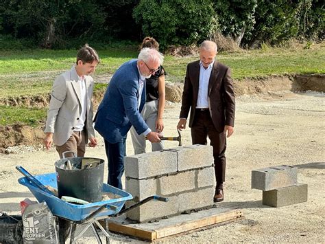 Cérémonie de la 1ère pierre a eu lieu aujourd hui Elle marque le début
