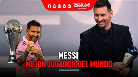 Lionel Messi Ganador En The Best Como Mejor Jugador Del Mundo