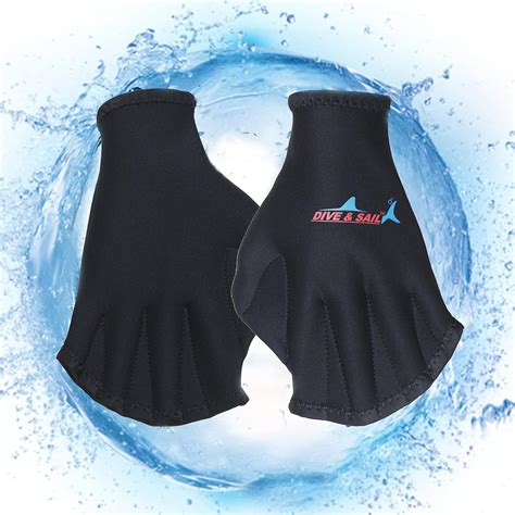 JUAEYIDDS Fingerlose Schwimmhandschuhe Neoprenhandschuhe Aquatic