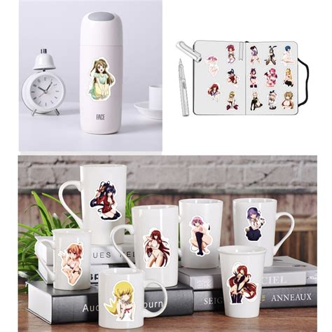 50 100pcs Anime Girl Sexy Bikini Waifu Women Vinyl Stickers Hentai