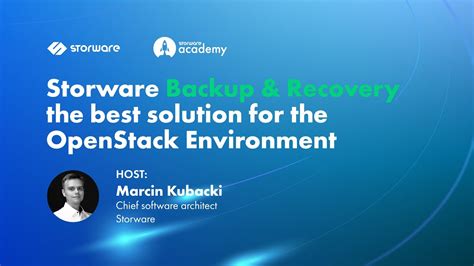 The Ultimate OpenStack Protection Solution Meet Storware Backup And
