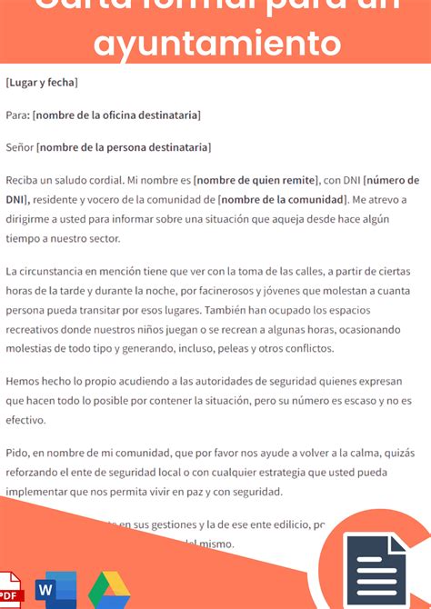Cómo redactar una carta de petición al Ayuntamiento en 2024