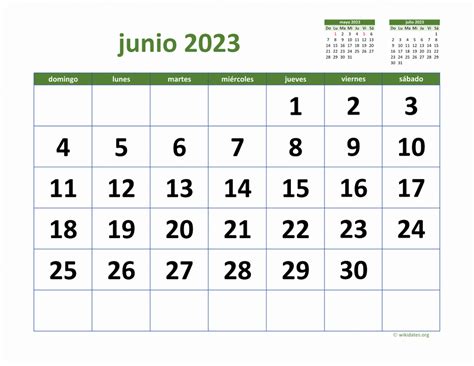 Calendario Junio 2023 de México WikiDates org