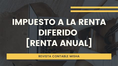 Calculo De Impuesto A La Renta Diferido Peru Image To U
