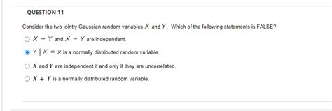 solved question 11 consider the two jointly gaussian random