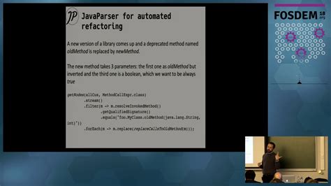 javaparser where should we head how to generate transform analyze refactor java code youtube
