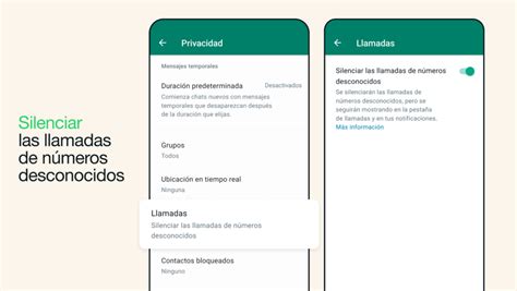 Así puedes silenciar las llamadas de números desconocidos en WhatsApp