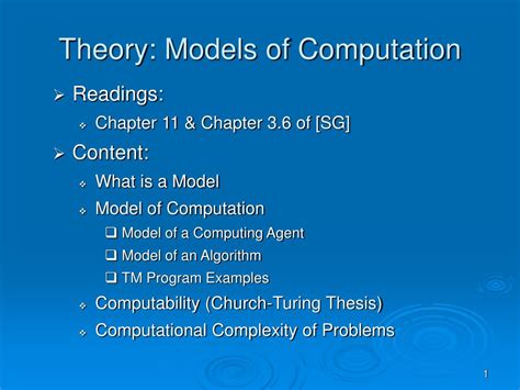 ppt theory models of computation powerpoint presentation free download id 58692