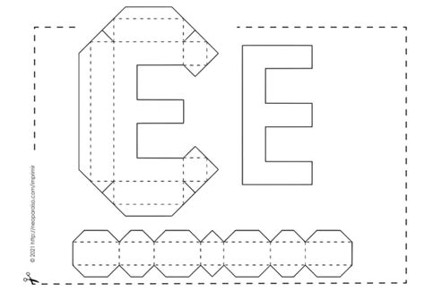Moldes De Letra 3D Alfabeto Completo Esp PPT
