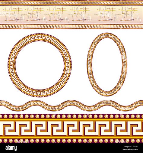 Motif de frette grecque Banque de photographies et dimages à haute
